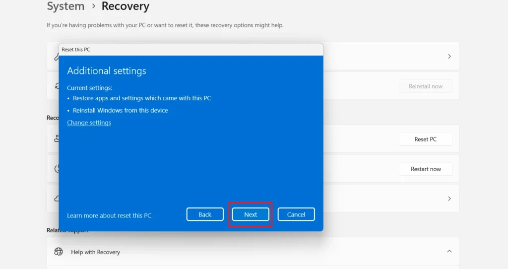 How to Reset your Device in Windows 11 – 9to5operatingsystems.com